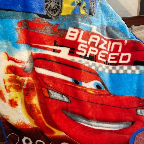 Disney | Other | Disney Pixar Cars Plush Throw For Kids | Poshmark